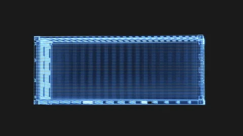 Loop animation of cargo container with h... | Stock Video | Pond5