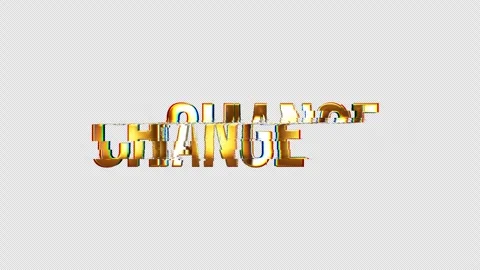 Loop animation of Change golden text gli... | Stock Video | Pond5