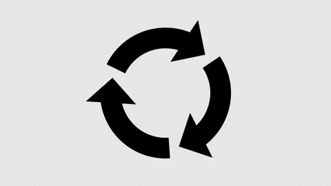 Loop animation of Cycle diagram icon mad... | Stock Video | Pond5