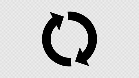 Loop animation of Cycle diagram icon mad... | Stock Video | Pond5