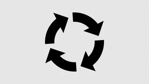 Loop animation of Cycle diagram icon mad... | Stock Video | Pond5