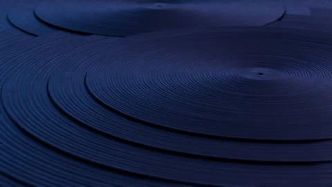 This loop animation features a vinyl rec... | Stock Video | Pond5