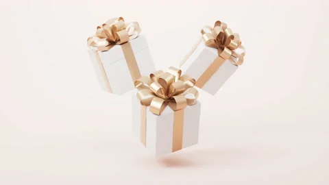 Loop animation of gift boxes, 3d renderi... | Stock Video | Pond5