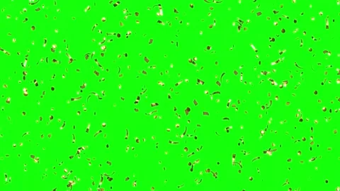 Loop Animation of Gold Confetti Falling ... | Stock Video | Pond5