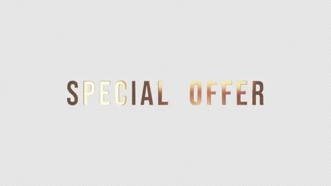Loop animation of Happy Special Offer go... | Stock Video | Pond5
