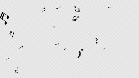 Music Notes Animation Alpha Stock Footage ~ Royalty Free Stock Videos ...