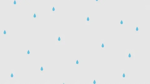 Loop animation of many raindrops falling... | Stock Video | Pond5