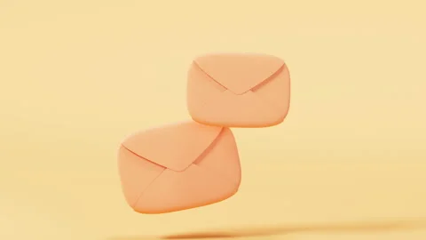 Loop animation of message envelope with ... | Stock Video | Pond5