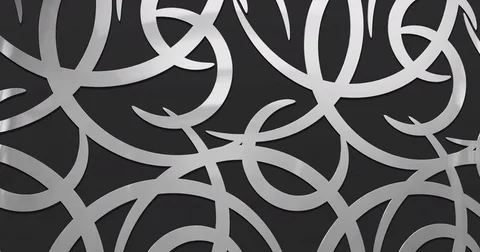Loop animation of metal pattern | Stock Video | Pond5