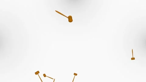 Loop animation of a moving judge Gavel, ... | Stock Video | Pond5