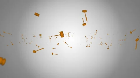Loop animation of a moving judge Gavel, ... | Stock Video | Pond5
