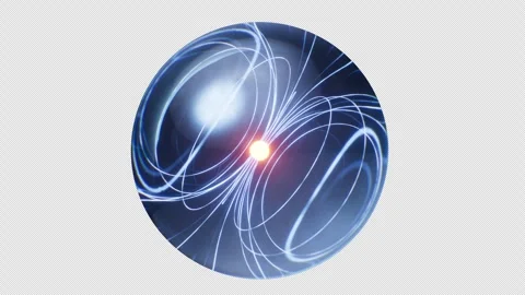 Loop animation of Physics quantum with a... | Stock Video | Pond5