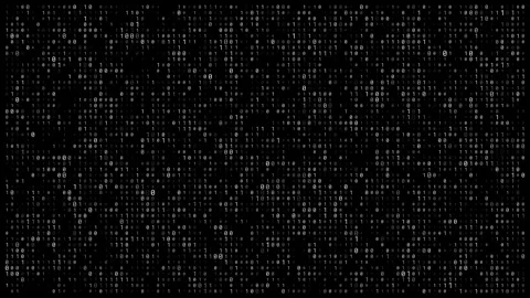Loop animation of white digital data mat... | Stock Video | Pond5