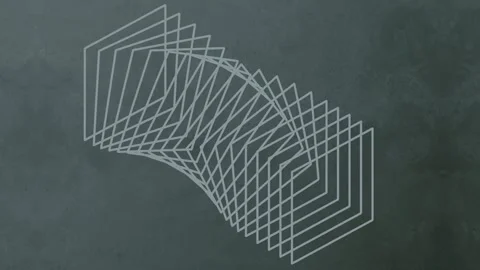 Loop animation of white rectangles assem... | Stock Video | Pond5