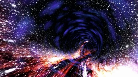 Loop animation with wormhole interstella... | Stock Video | Pond5