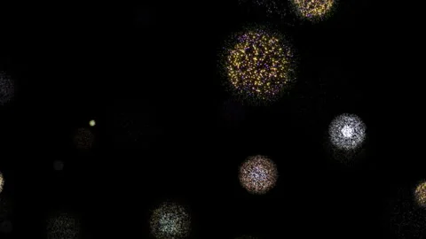 Loop beautiful splash particles falling ... | Stock Video | Pond5