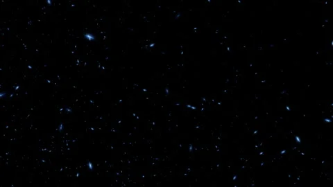 Loop blue particles animation on black a... | Stock Video | Pond5