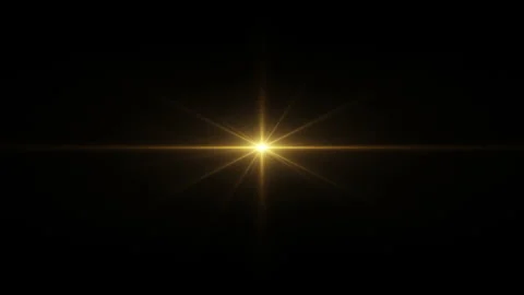 Loop center gold long arm star optical f... | Stock Video | Pond5