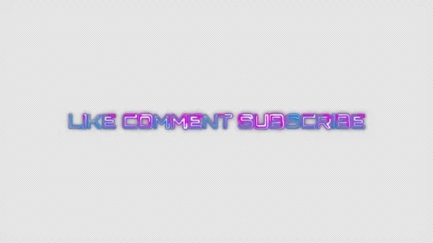Loop Like Comment Subscribe blue pink ne... | Stock Video | Pond5