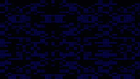 Loop Complex Geometric Pattern in ASCII ... | Stock Video | Pond5