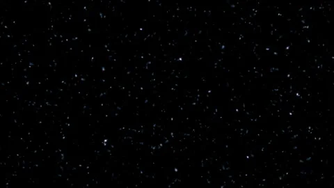 Loop falling white star particles on bla... | Stock Video | Pond5
