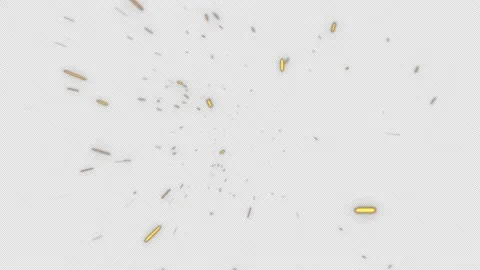 Loop flow fire particles animation abstr... | Stock Video | Pond5