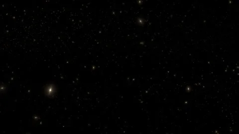 Loop gold star dust particles flow on bl... | Stock Video | Pond5