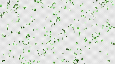 Confetti Transparent Background Stock Video Footage | Royalty Free Confetti Transparent ...