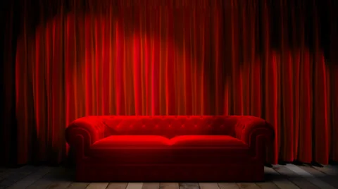 Red Curtain Loop Stock Video Footage | Royalty Free Red Curtain Loop ...