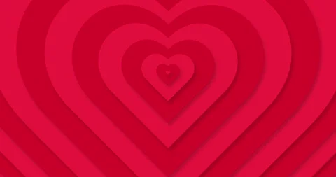 Loop optical illusion heart background. ... | Stock Video | Pond5