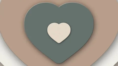 Loop Optical Illusion Heart Background M... | Stock Video | Pond5