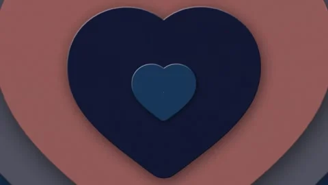 Loop Optical Illusion Heart Background M... | Stock Video | Pond5