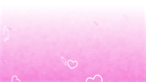 Loop particle, glowing heart and pink gr... | Stock Video | Pond5