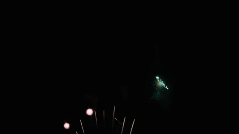 loop seamless of real fireworks in the f... | Stock Video | Pond5