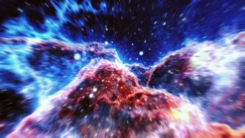 Loop space nebula travel Carina Nebula a... | Stock Video | Pond5