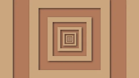 LOOP Square frame animation background, | Stock Video | Pond5