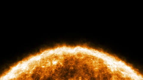 Loop top part of Sun solar system | Stock Video | Pond5