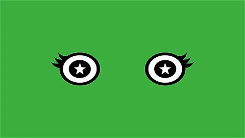 Loop video animation of a eyes moving on... | Stock Video | Pond5