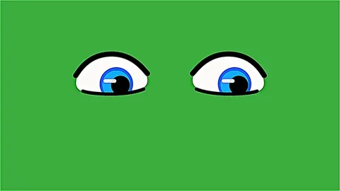Loop video animation of a eyes moving on... | Stock Video | Pond5