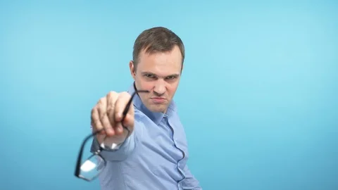 Loop video. GIF design. handsome guy tak... | Stock Video | Pond5