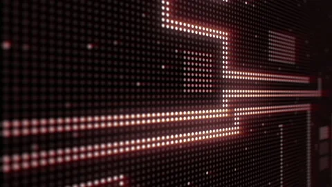 3D Animation Led Screen Stock Footage ~ Royalty Free Stock Videos | Pond5