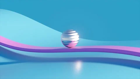 A loopable 3d render animation of ball s... | Stock Video | Pond5