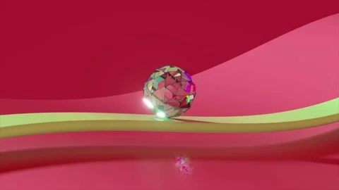 A loopable 3d render animation of ball s... | Stock Video | Pond5