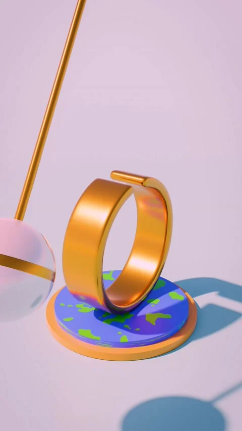 A loopable 3d render animation of pearl ... | Stock Video | Pond5