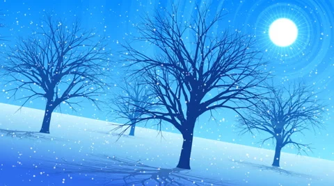 Loopable Animated Background Four Season... | Stock Video | Pond5