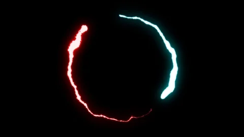 Red Lightning Flash Animation Stock Video Footage | Royalty Free Red ...