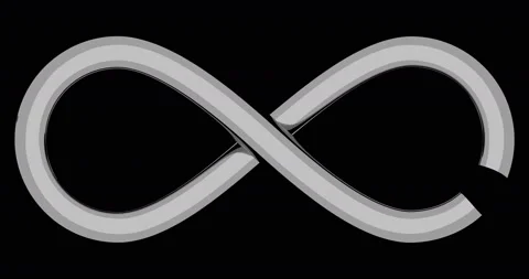 Loopable animated infinity sign, preload... | Stock Video | Pond5