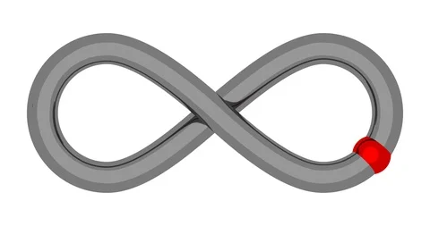 Loopable animated infinity sign, preload... | Stock Video | Pond5