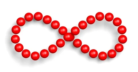 Loopable animated infinity sign, preload... | Stock Video | Pond5