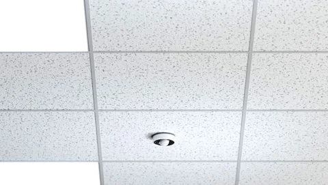 Loopable animation of grid ceiling with ... | Stock Video | Pond5